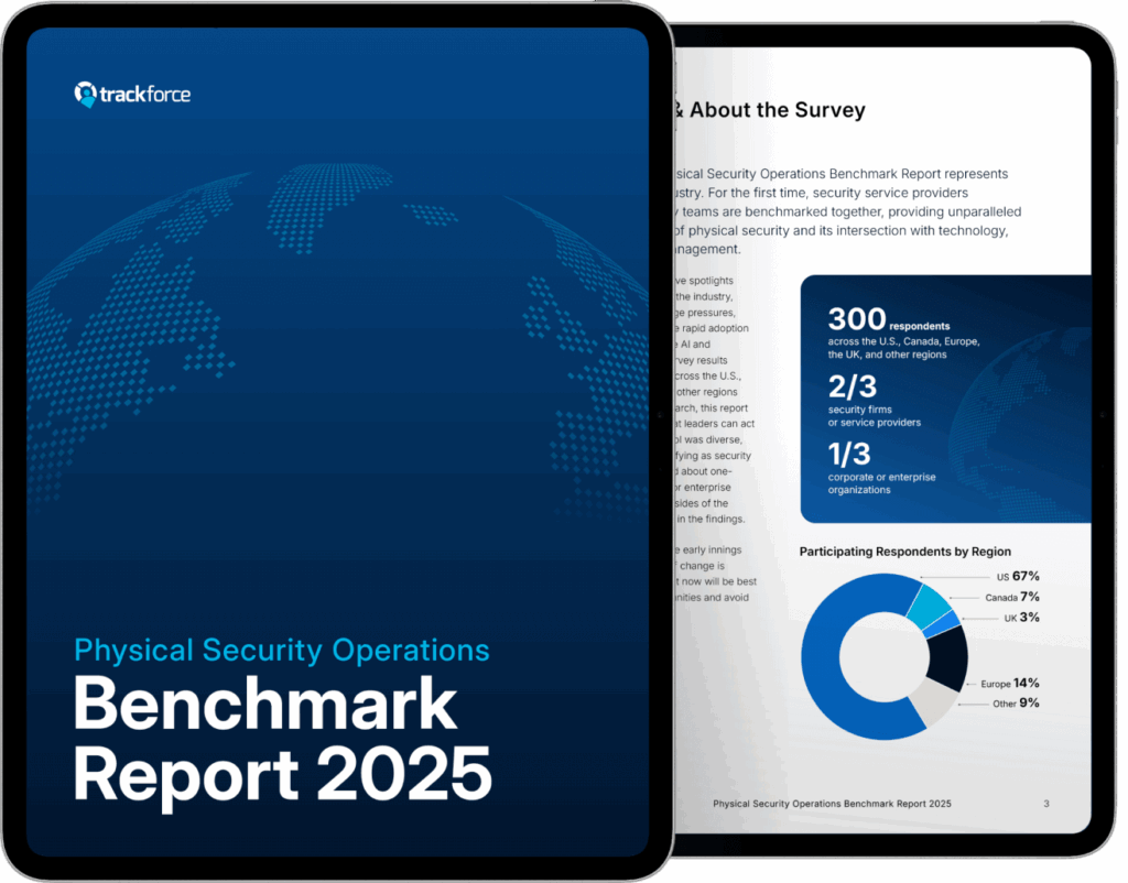 Trackforce Unveils 2025 Physical Security Operations Benchmark Report | Trackforce Unveils 2025 ...